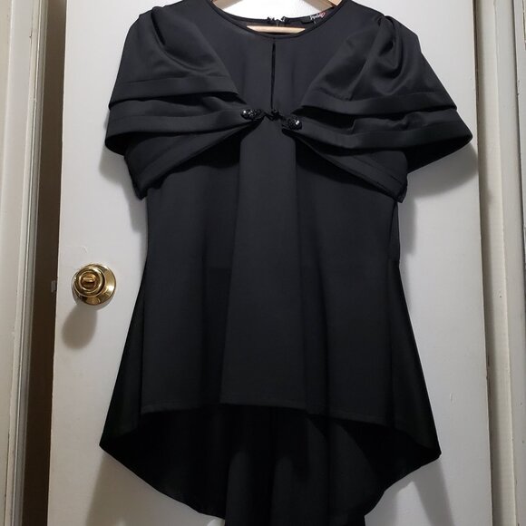 Tops | Impulsive Black Dress Top | Poshmark